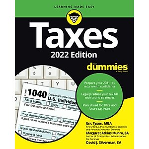 Taxes For Dummies: 2022 Edition (For Dummies (Business & Personal Finance))