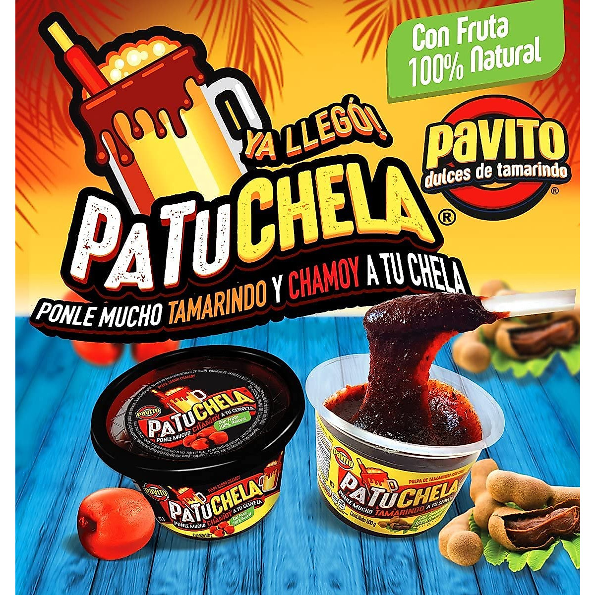 Pavito | PaTuChela Sabor Tamarindo Paste | 500G