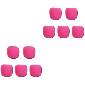 Vaguelly Wireless Headphones 10 pcs Karaoke Performance for Accessories Simple Cover Microphones Recorders Windscreen Filters Bar Cushions Sleeves Ktv Activities Dj Portable Mini of Wireless Headset