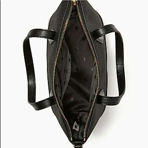 Kate Spade New York Lola Glitter Small Satchel Crossbody Bag Black