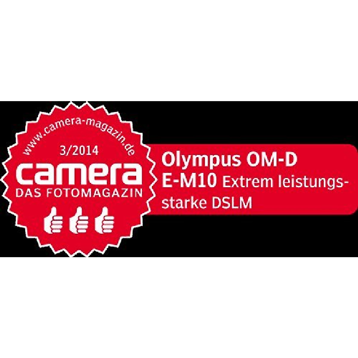 Olympus OM-D E-M5 16MP Live MOS Interchangeable Lens Camera with 3.0-Inch Tilting OLED Touchscreen [Body Only] (Black) - International Version (No Warranty)