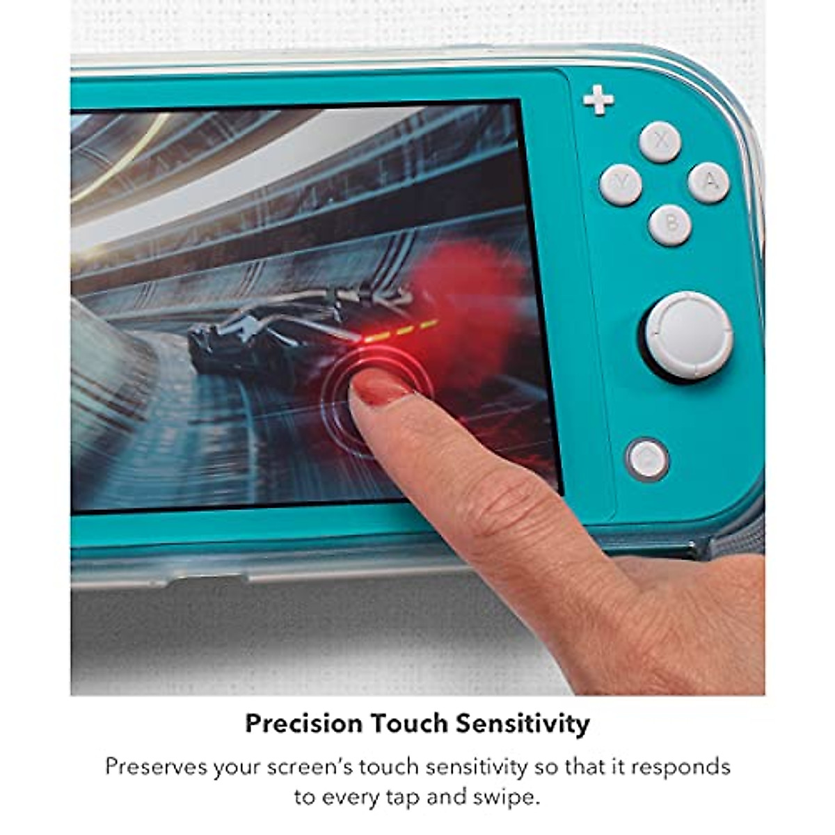 Invisible Shield ZAGG - Glass Elite+ Advanced Strength for Maximum Protection for Your Nintendo Switch, clear (200107647)