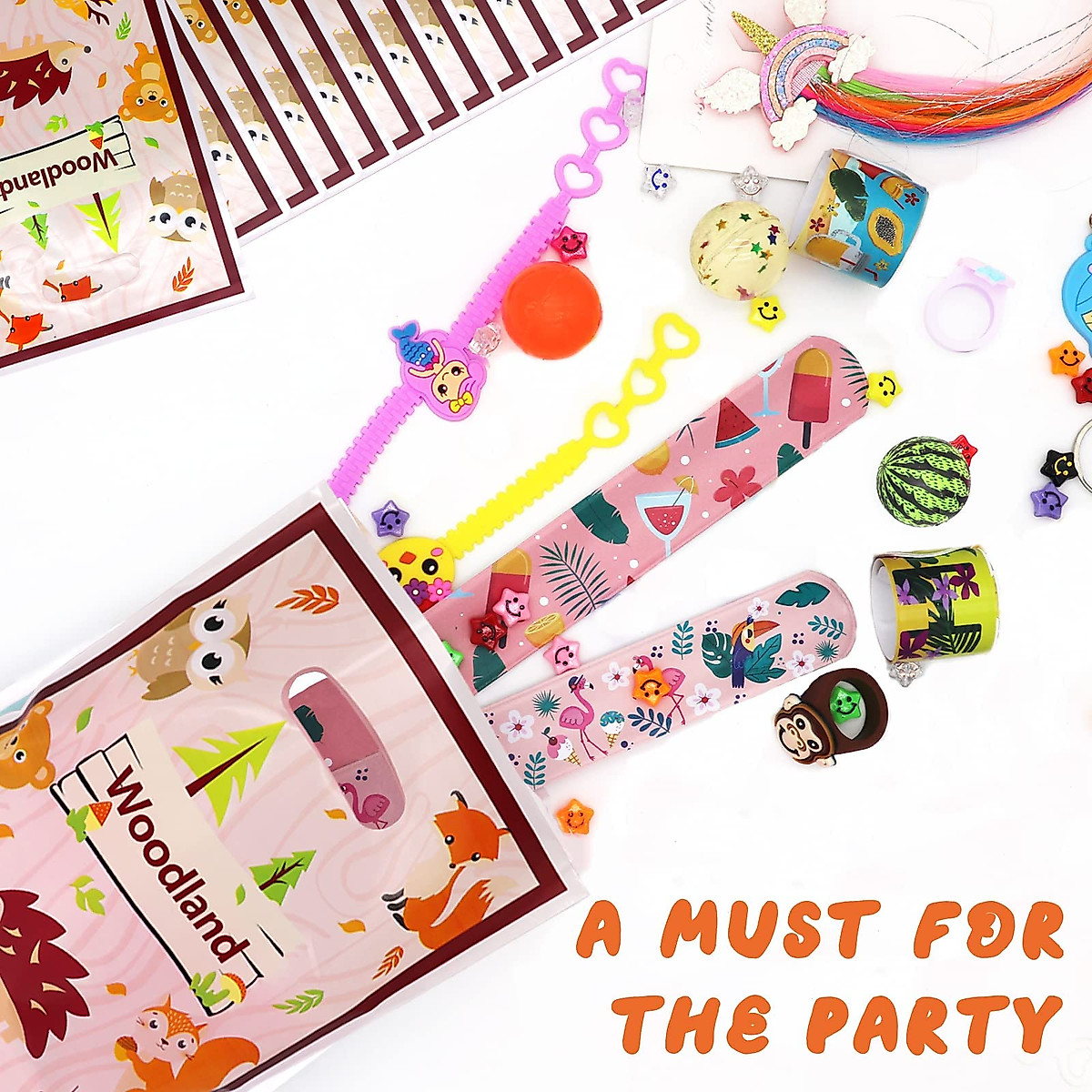 Acehome 30 Pcs Spider Blue Party Gift Bags, Plastic Hero Goodies Bags with Handle Treat Candy Snack Bags Party Favor Fillers Supplies for Birthday Christmas Halloween Decorations