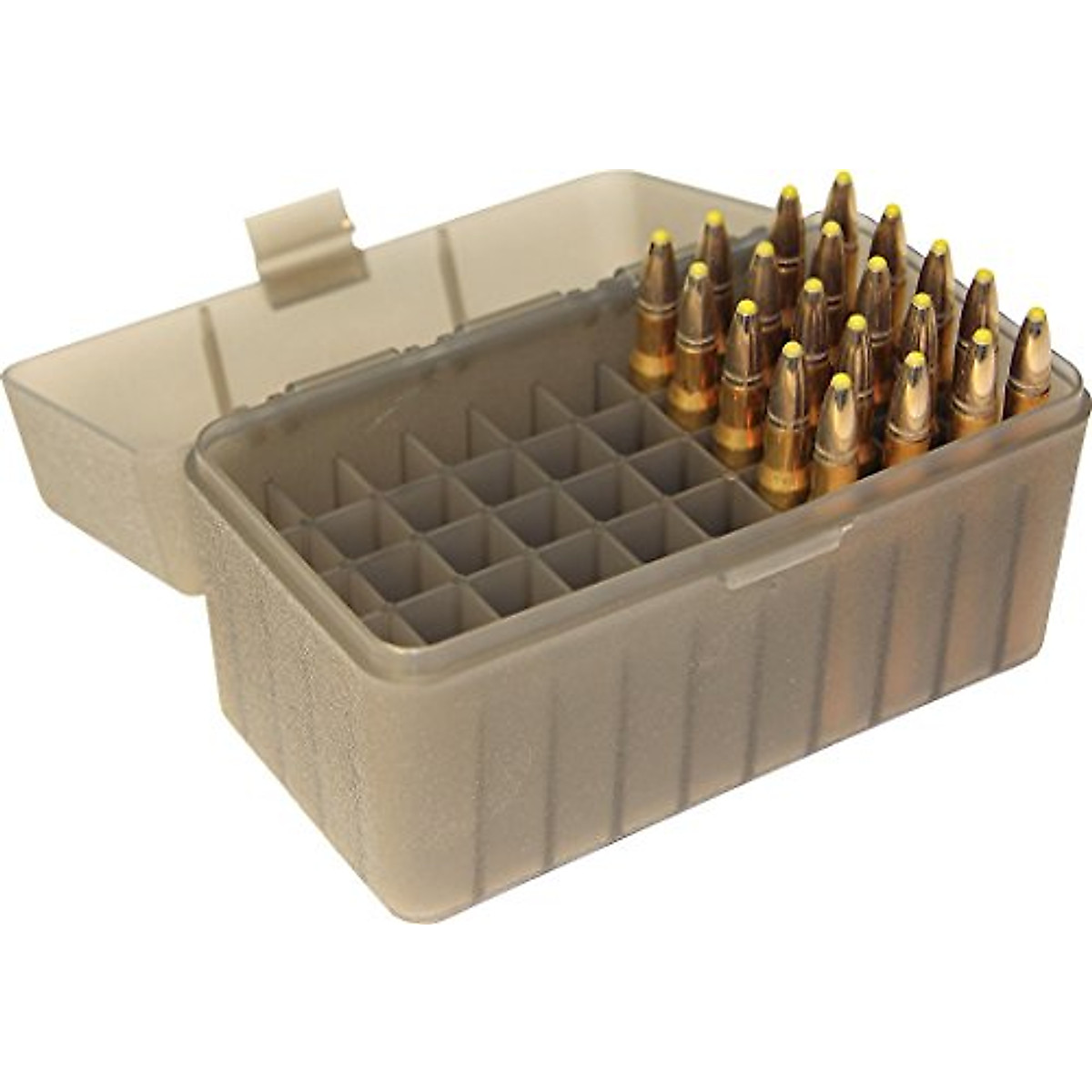 MTM 50 Round Flip-Top Rifle Ammo Box 270 Win 280 Rem 30-06, Large