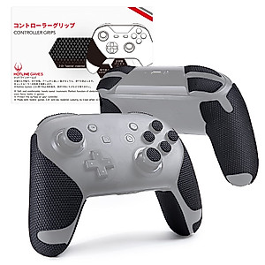 HOTLINEGAMES 2.0 Plus Controller Grip Compatible with Switch Pro Controller Grips Tape, Anti-Slip, Sweat-Absorbent, Easy to Apply (Handle Grips+Buttons+Triggers (20PCS))