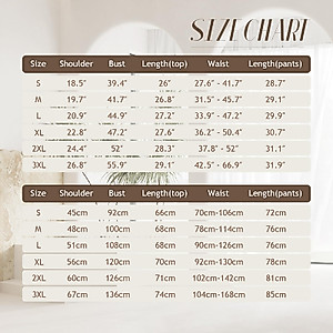 PNAEONG Women’s Pajama Set - Cotton-Blend Short-Sleeve Loose Top with Matching Capri Bottoms SY215-Blue Star-L