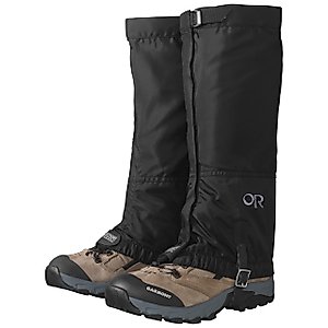 Outdoor Research Women's Rocky Mt High Gaiters Black Overshoe M, Women's 7-9 M,