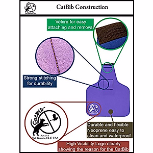 CatBib - Saves Birds, Protects Cats (Small, Turquoise)
