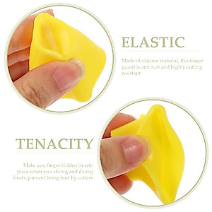 CALLARON 2pcs Silicone Knife Guards Blade Finger Hand Guards Universal Blade Cover Sleeve Kitchen Anti-cutting Finger Protectors for Home Restaurant Chef and Kitchen