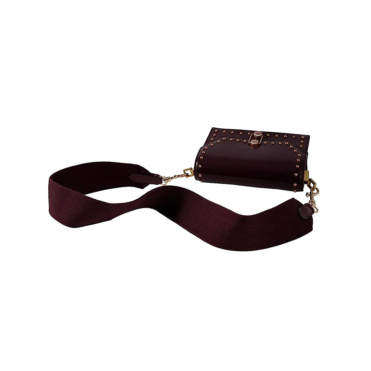 Reason Charm 2.36" Wide Unadjustable Crossbody Bag Strap Replacement All-Match Canvas Strap for Handbags Purse and Shoulder Strap (Deep Red)