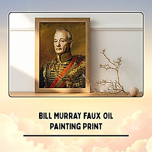 Murray Poster - Funny Celebrity Art - Faux Oil Painting Print - Novelty Pop Culture Artwork Gift9