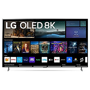 LG 77-Inch Class OLED Z2 Series Alexa Built-in Smart TV, 120Hz Refresh Rate, AI-Powered 8K, Dolby Vision IQ and Dolby Atmos, WiSA Ready, Cloud Gaming (OLED77Z2PUA, 2022)