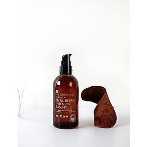 MIZON Snail Repair Intensive Essence Snail Mucin Adenosine Hyaluronic Acid Centella Asiatica Improves Skin Fine Line Treatment Smooth Skin Korean Skincare (3.38 fl oz)