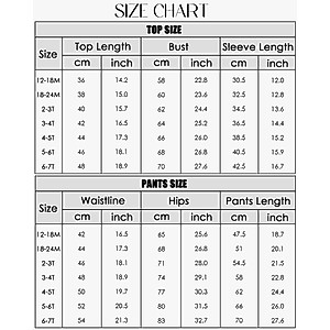 WESIDOM Baby Girl Clothes Sets, 2pcs Autumn Long Sleeve Clothes Outfits Toddler Girl Sweater Sets