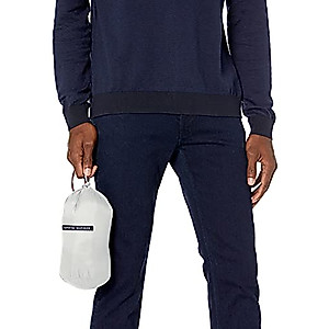 Tommy Hilfiger Men's Water Resistant Ultra Loft Down Alternative Puffer Jacket, Ice Color Block, Medium