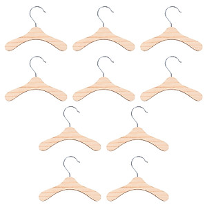 Totority Clothes Hangers 10pcs Clothes Hanger Dog Clothes Hanger Wood Hanger Dog Clothes Rack Clothes Hanger Home Pet Costume Miniature Item Rack Hanger Wooden Hangers