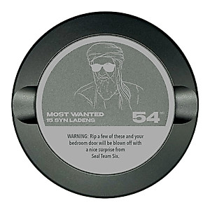Edition 010: Syn Laden | Snus Can | Snus Container | Zyn Metal Can | Metal Zyn Container | Zyn Holder | Metal Snus Container | Smell Proof Container | Aluminum Zyn Container (Gunmetal Gray)