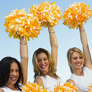 ZUYYON 20 Pcs Cheerleader Gifts Cheer Bracelet Girls Cheerleading Charm Bracelet Bulk Adjustable Cheerleader Gifts for Cheer Team Cheerleading Jewelry Accessories(Purple)