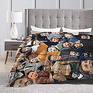 Chris Evans Soft and Comfortable Warm Fleece Blanket for Sofa, Bed, Office Knee pad,Bed car Camp Beach Blanket Throw Blankets (60"x50") … (60"x50") … (50"x40")