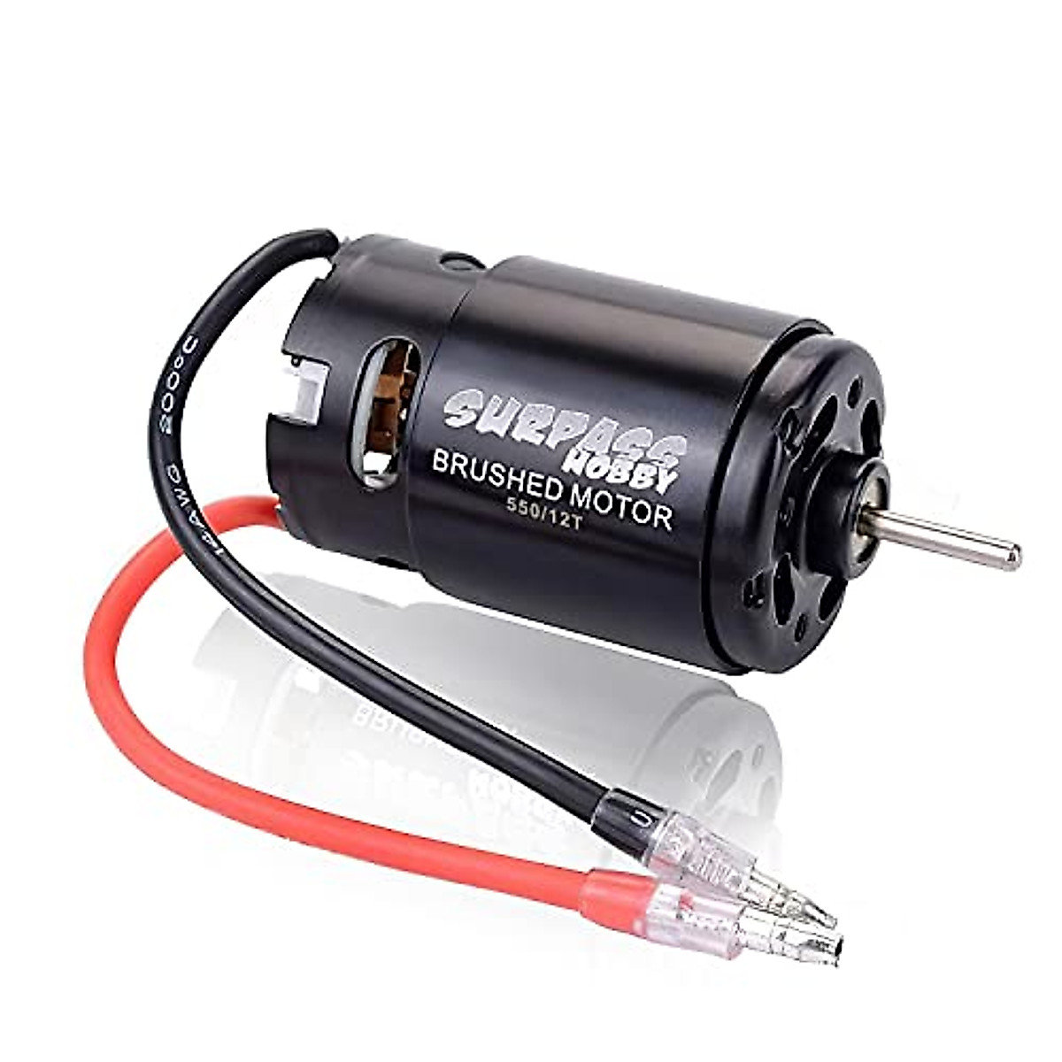 RC Car Motor 550 12T Brushed Motor for RC 1/10 Short-Course Truck for Traxxas Slash 2WD/4WD Redcat Arrma VKAR 10SC HPI HoBao HuanQi 727 HSP Wltoys Kyosho