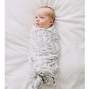 Burt's Bees Baby - HM25785 - Swaddles, Muslin Cotton Baby Blankets, 3-Pack, 47" x 47", Multipurpose Lightweight & Breathable 100% Organic Cotton (Dottie Bee)