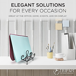 TRIPAR Baldwin 4 Place Plate Holder Kitchen Organizers and Storage