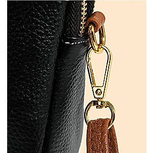 Tellrain Small Crossbody Handbags for Women Leather Purse Wallet Satchel Card Holder Versatile Clutch Shoulder Bag