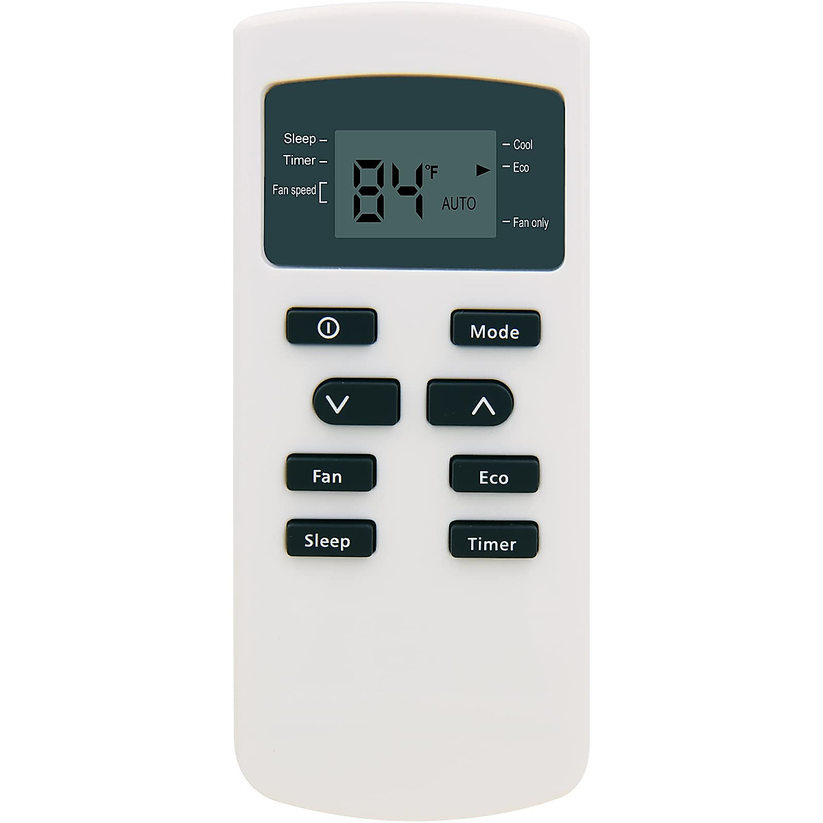 Replacement Remote Control for Frigidaire AC Air Conditioner Remote Control FFRE0633U10 FFRE0633U1E FFRE0633U1E0 FFRE0633UE FFRE0633UE0 FFRE063ZA1 FFRE063ZA10 FFRE0833U1 FFRE0833U10 FFRE0833U1E