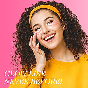 ZealSea 20 Pairs Under Eye Masks for Dark Circles and Puffy Eyes - Hydrating Eye Patches, Gel Eye Patches Eye Bags Treatment for Women - Cling to Eye Moisturizing Lighten Fine Lines