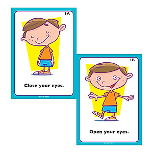 Super Duper Publications | Basic Concepts in Motion Fun Deck Flash Cards | Educational Learning Resource for Children