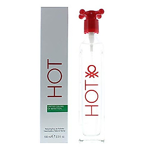 Hot by United Colors of Benetton for Women - 3.3 Ounce EDT Spray