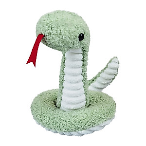 Doindute Green Plush Snake Stuffed Animal Toy, Soft Cuddly Plushie Hugger Toy for Boys & Girls, Birthday Gifts for Kids or Girlfriend, 17"