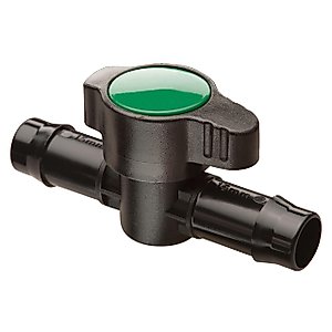 Rain Bird BVAL50-1S Drip Irrigation 1/2" Barbed Valve, Male x Male