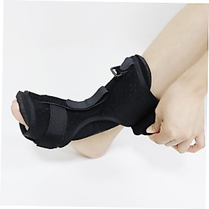 DOITOOL 1 Set ankle fixed brace night sleeping foot splint Achilles Tendonitis Foot Brace Plantar Fasciitis sleep sock night splint Foot Fracture Brace arch of foot support frame