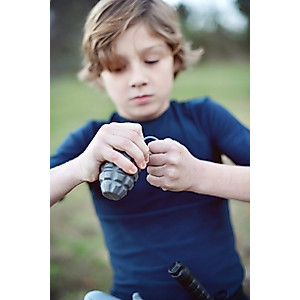 Commando Toy Play Set 5 Piece Military Toys for Kids Cowboy Sheriff Blaster with Holster and Adjustable Belt, Role Play Dress Up Halloween Costume Accessories