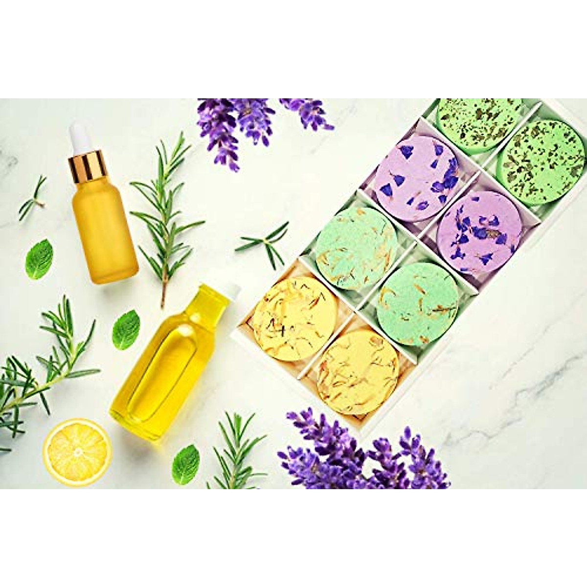 Aromatherapy Shower Steamers; Double Infused with Organic Essential Oils; Spring Gift; Hostess Gift; Thank You Gift; Mother's Day Gift