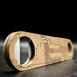 MARAUDERS MAP Engraved Wood Bottle Opener | Inspired by Harry Witches Wizard Magic Potter | Double Sided Engraving | Great Fantasy Gift Idea!