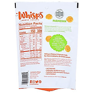 Cello Whisps Pure Parmesan Cheese Crisps, 2.12 Oz