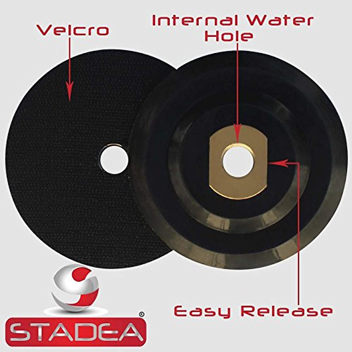 Diamond Polishing Pads 4" inch Wet/Dry Set of 11+1 Backer Pad Best Value Granite Concrete