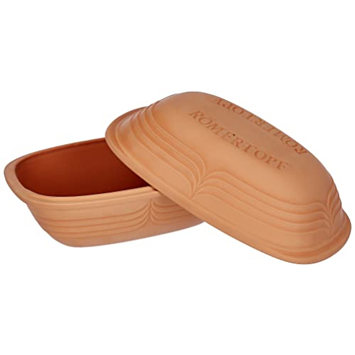 Römertopf Clay Roaster | Modern Look | Non-Stick Dutch Oven | Healthy Clay Pot Cooking | Clay Baker | Versatile Cooking Vessel - 3.2 qt (3 liters) For up to 4 People