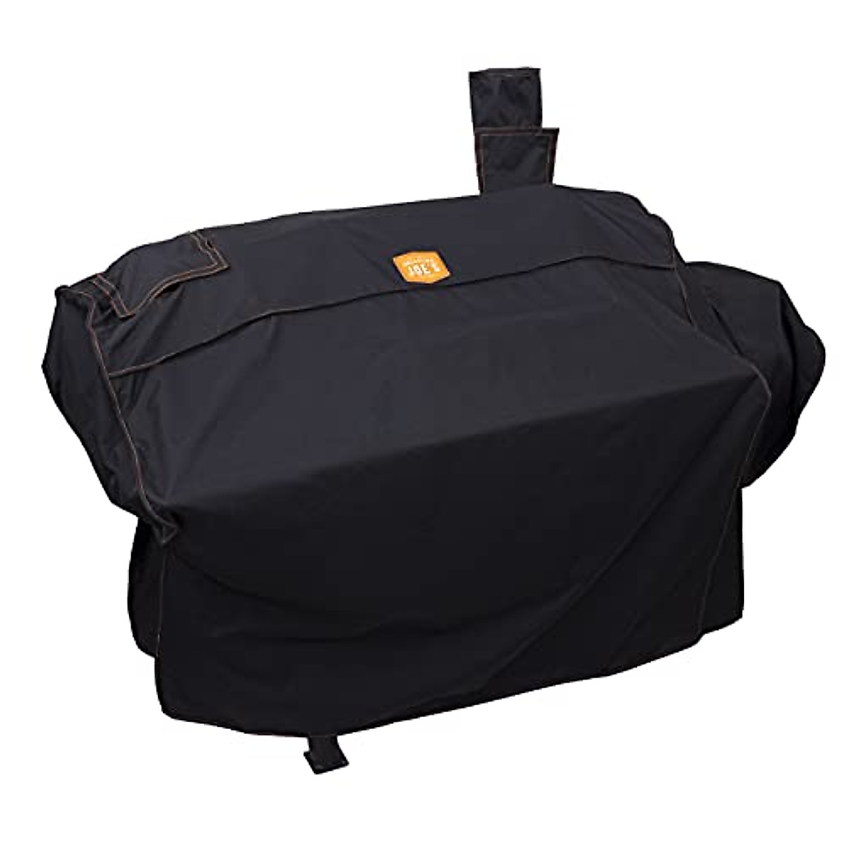 Oklahoma Joe's 2855872P04 Longhorn Reverse Flow Anthem Series Rip-Stop Offset Smoker Cover, Black