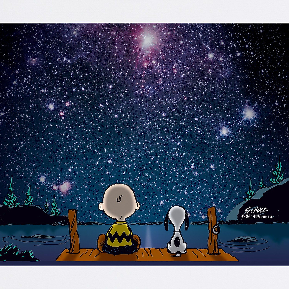 CafePress Spaced Out Peanuts Mousepad Non-Slip Rubber Gaming Mousepad