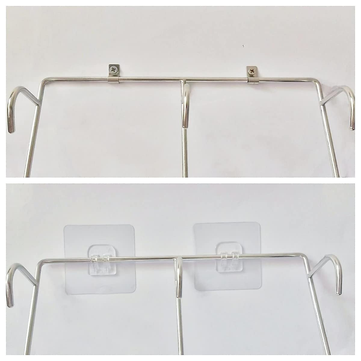 Coffee Mug Holder - 304 Stainless Steel ，Cup Rack Under Shelf ，Applicable Cabinet Adjustment Thickness 0.39 "-1.17" (9-Hooks) (Primary Color, 1 Piece)