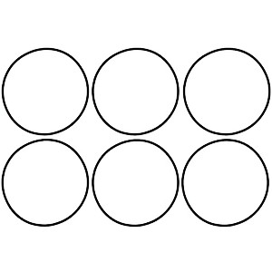 AppliaFit O-Rings Compatible with Whirlpool WHKF-DWHBB, WHKF-C9 and American Plumber W10-PR, W10-OR Water Filter Housings (6-Pack)