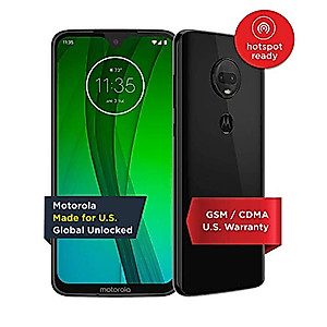Moto G7 | Unlocked | Made for US by Motorola | 4/64GB | 12MP Camera | Black