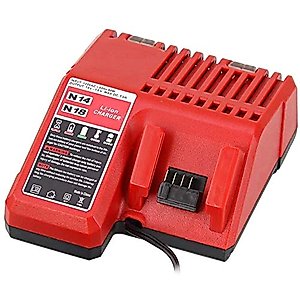 Lithium-ion Battery Charger Multi Voltage Charger Replacement for Milwaukee M18 14.4V-18V 48-11-1850 48-11-1840 48-11-1815 48-11-1828