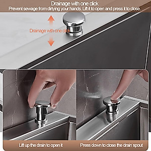 ntumLeap Movable Broom Mop Holder, Hand Trucks Broom, Umbrella Storage Stand, Commercial Cleaning Tool Cart, Include Armrests Drain Button,Silver-47X80X98CM(5slots)