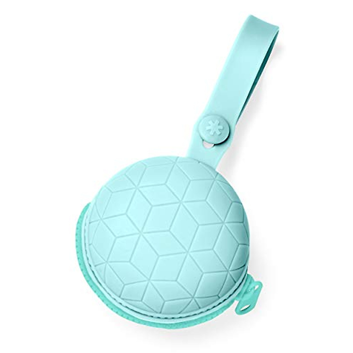 Skip Hop Silicone Pacifier Holder, Grab & Go, Light Teal