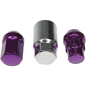 Dorman 713-375J Purple Acorn Wheel Nut Lock Set Compatible with Select Models, 20 Pack