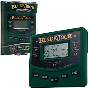 Mega Gambling Electronic Game Pack - Solitaire Handheld Game - Blackjack Handheld Game - Poker Handheld Game